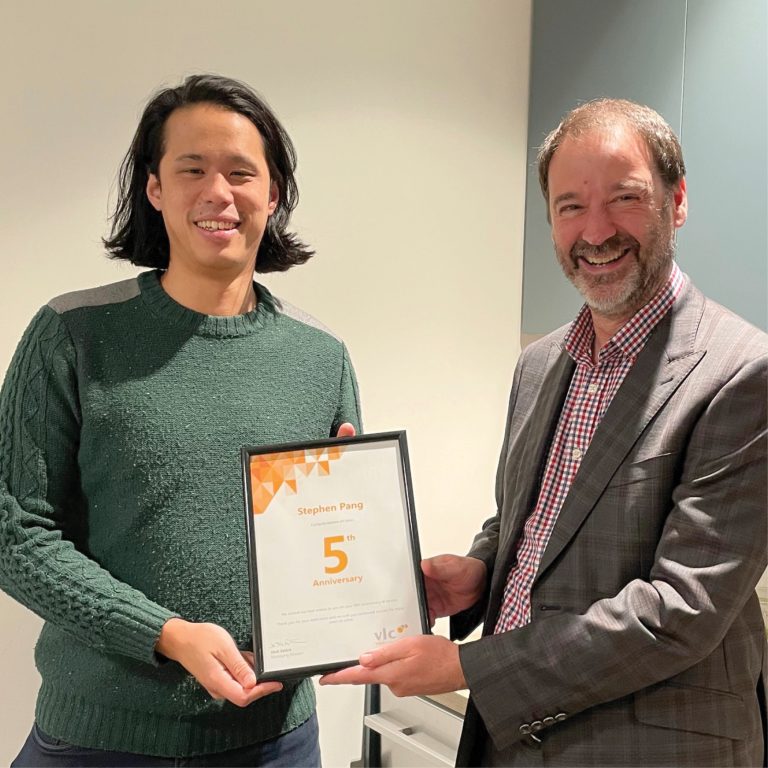 Stephen Pang’s five year anniversary! - Veitch Lister Consulting - VLC